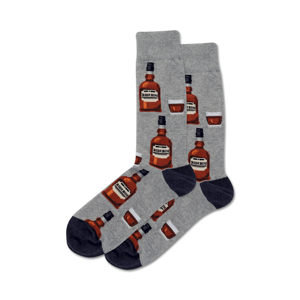 Bourbon Mens Whiskey Crew Socks | Sockologie