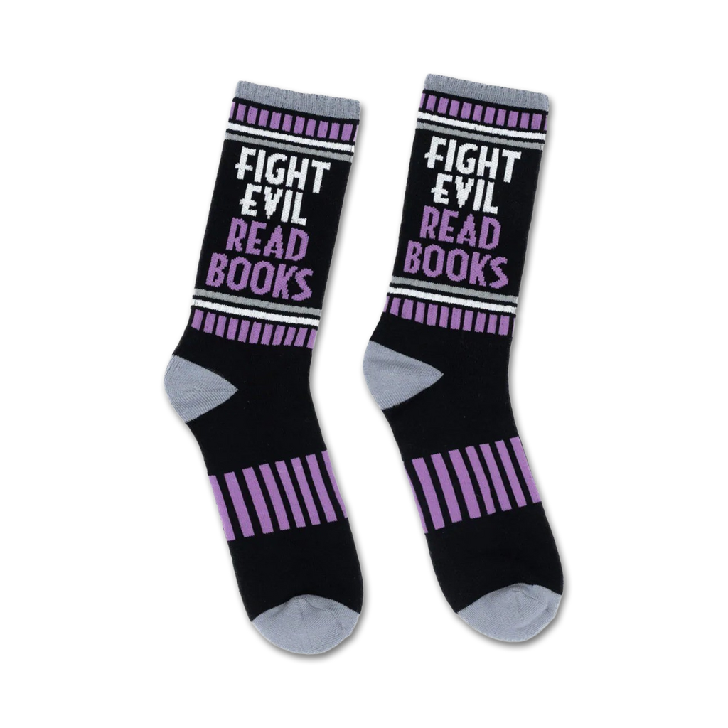 Witty 'Fight Evil' Socks | Sockologie