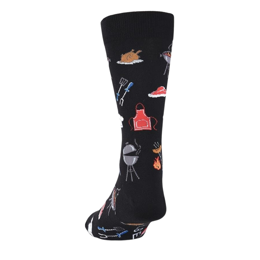 Grill Mens BBQ Crew Socks | Sockologie
