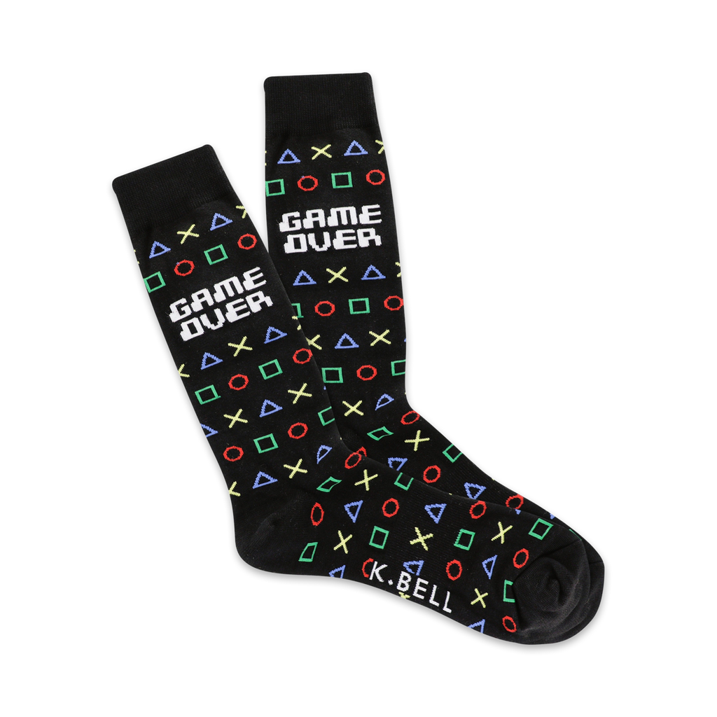 Retro Gamer 'Game Over' Socks | Sockologie