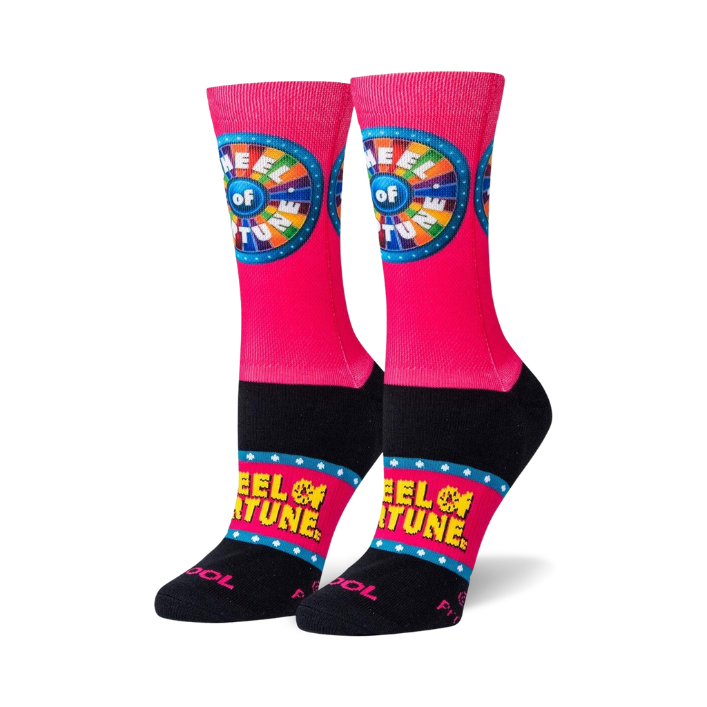 Wheel of Fortune Spin The Wheel Womens Wheel of Fortune Crew Socks ...