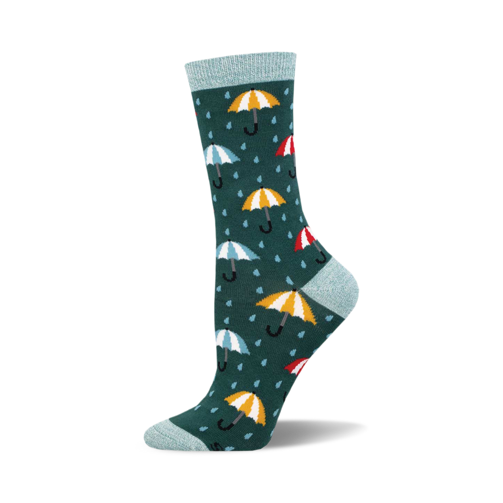 Rainy Day Umbrella Socks | Sockologie