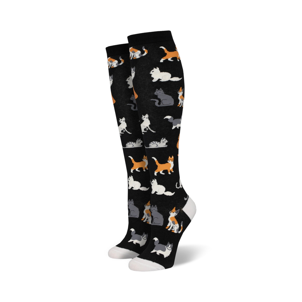 Cat Knee-High Socks | Sockologie