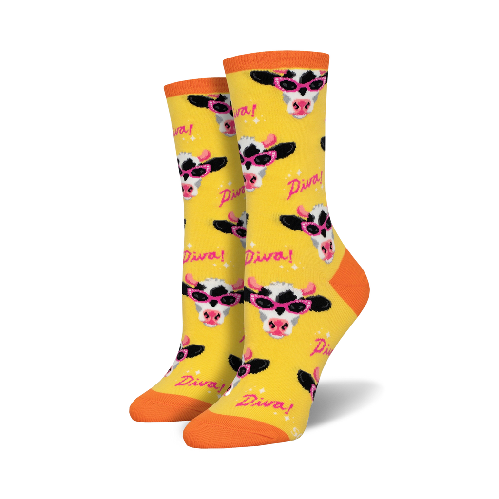 Funky Cow Diva Socks | Sockologie