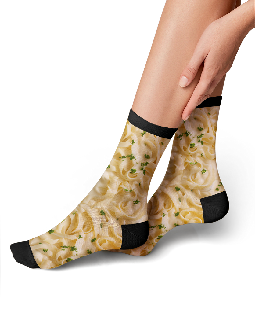 Alfredo Pasta Socks | Sockologie