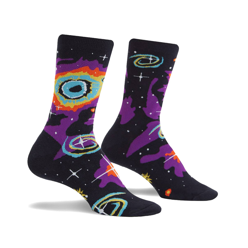 Helix Nebula Womens Space Crew Socks | Sockologie